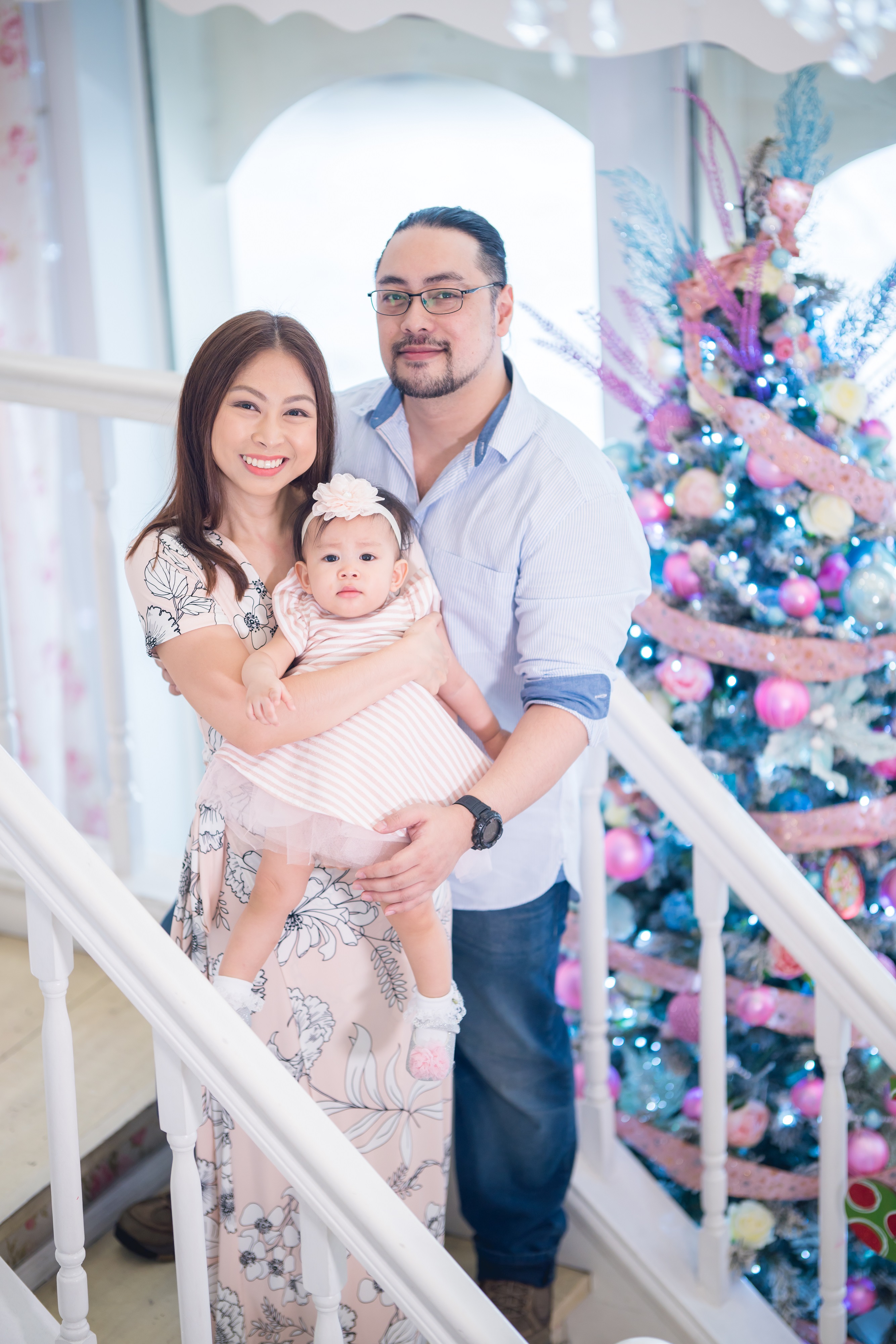 Andi's Pastel Candy Christmas 1st Birthday Party and Dedication ...