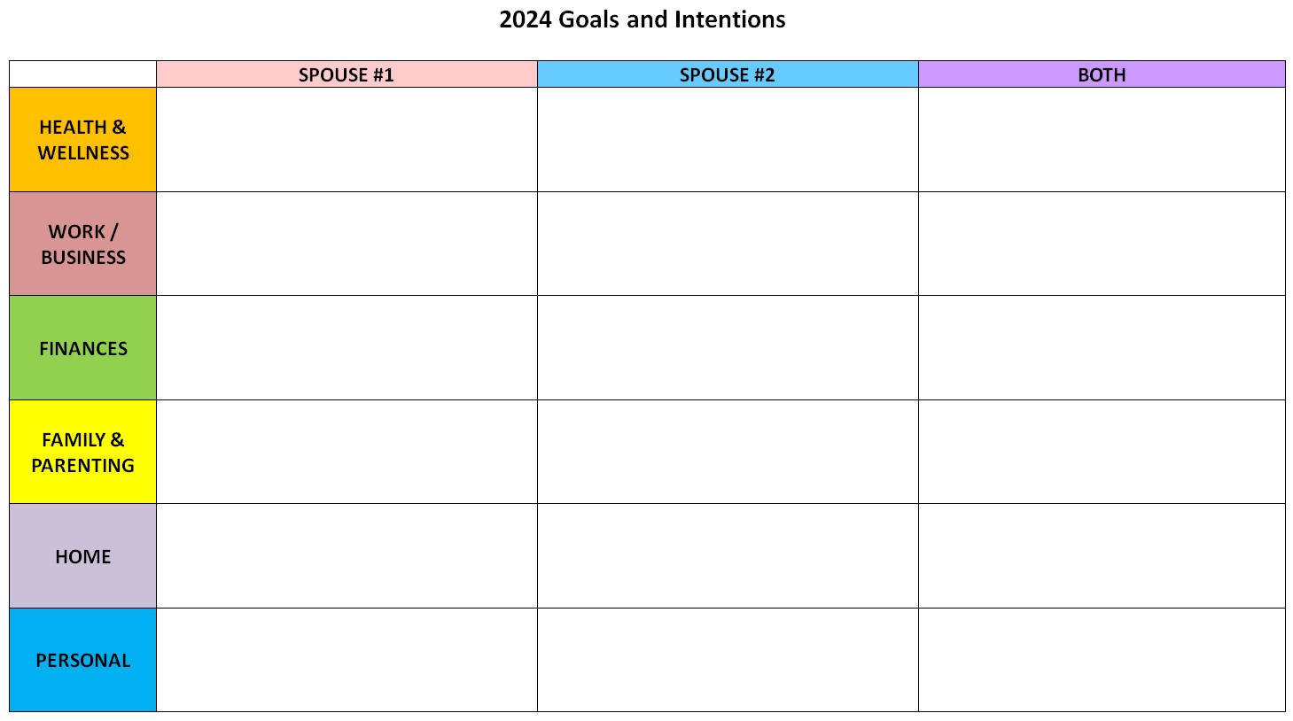 2024 New Year's Goal-Setting (Husband & Wife Edition) - Scenes From Nadine